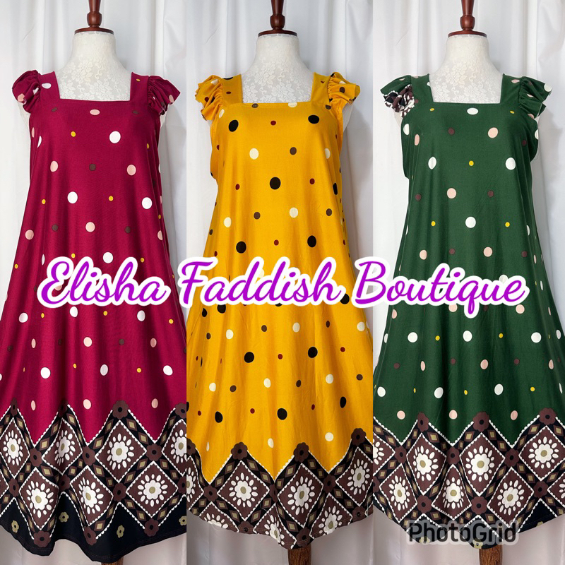 ELSIE PLUS SIZE (UPTO 3XL) BUTTERFLY DUSTER DRESS PAMABAY WITH ONE ...