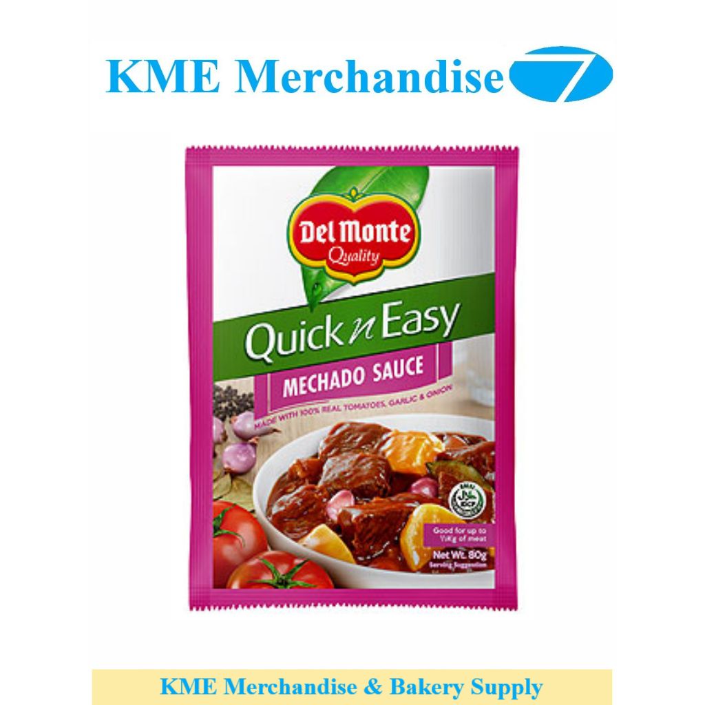 Del Monte Quick n' Easy Mechado Sauce (80g) | Shopee Philippines