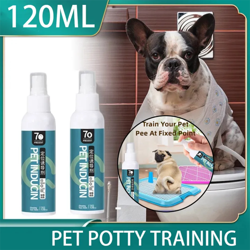 70 Present Pet Defecation Inducer Potty Spray Pet Pee Inducer Guided ...