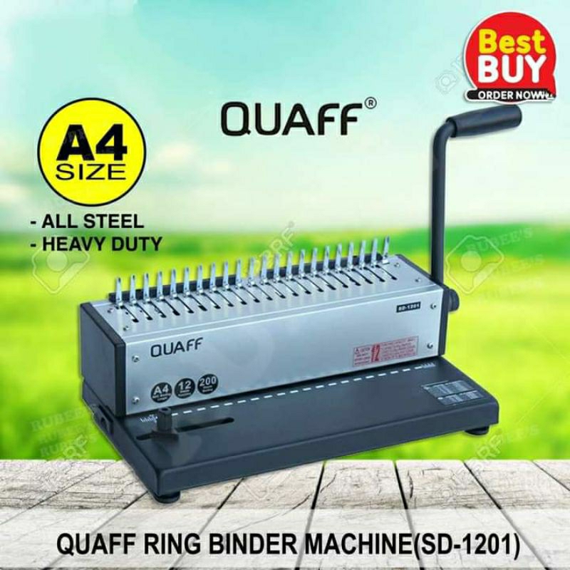 QUAFF RING BINDING MACHINE A4 SIZE | Shopee Philippines