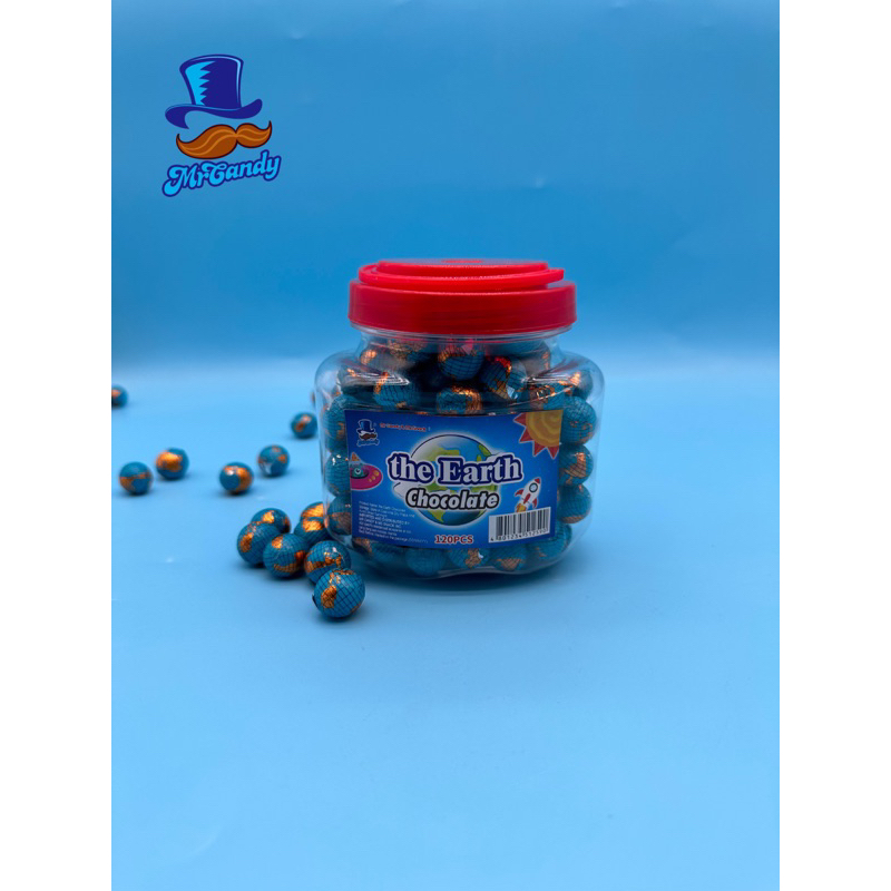 Mr Candy Earth Ball Chocolate 120Pcs/Bottle | Shopee Philippines