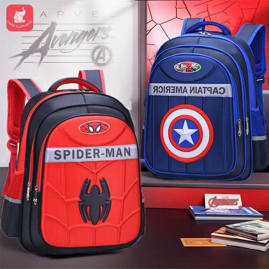 COD lightweight kids bag Spider-Man cartoon schoolbag Waterproof high ...
