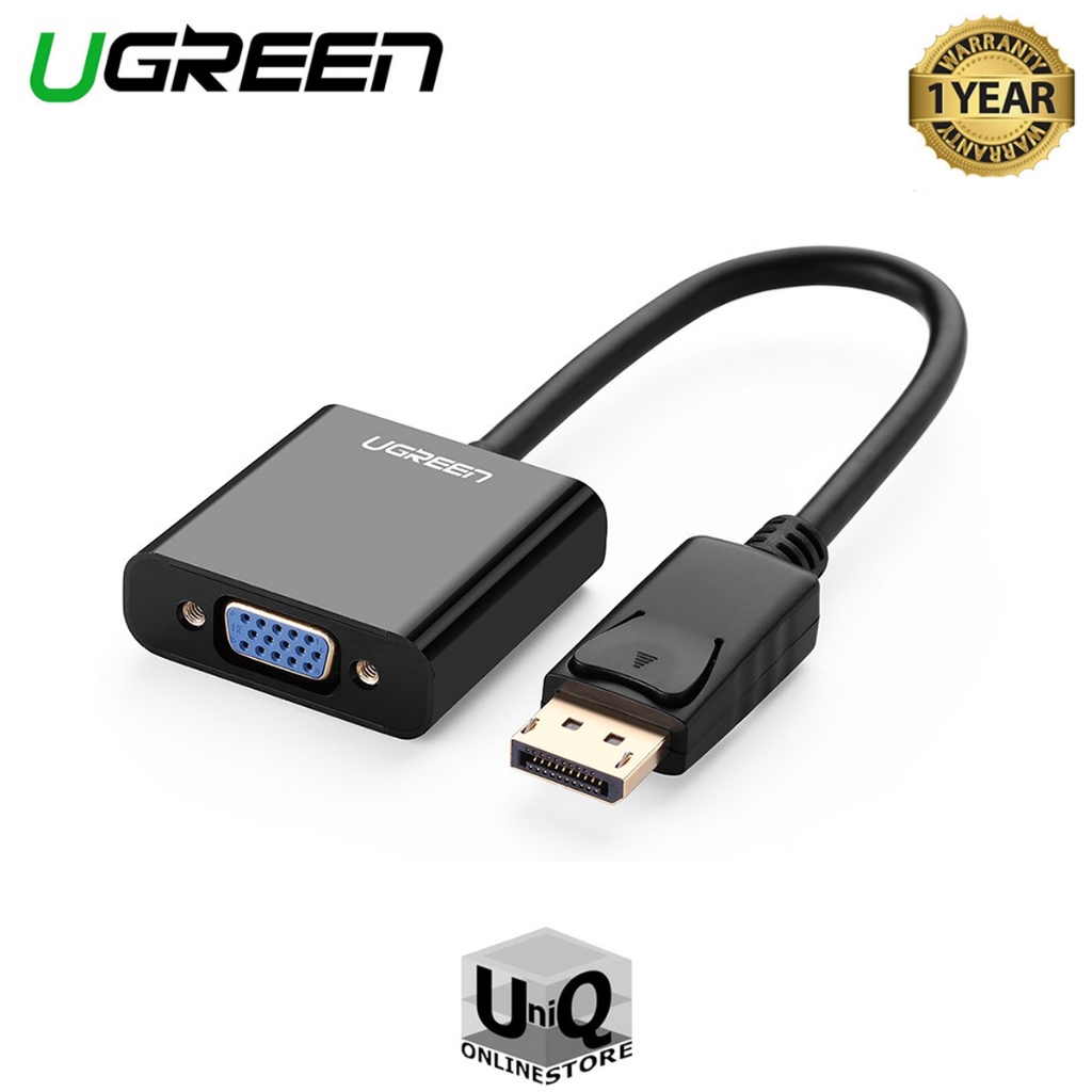 Ugreen 20415 Displayport Dp Male to Vga Female Converter (15cm ...