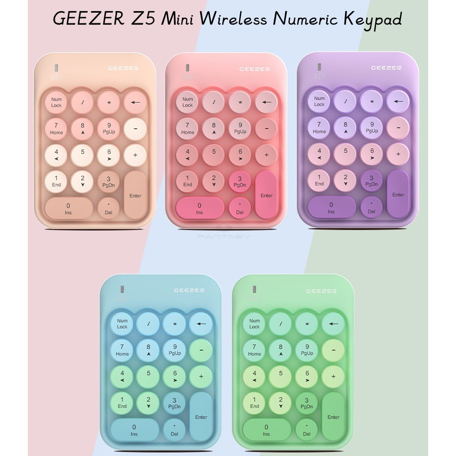 Mofii GEEZER Z5 Wireless Mini Portable Numeric Keyboard Financial ...