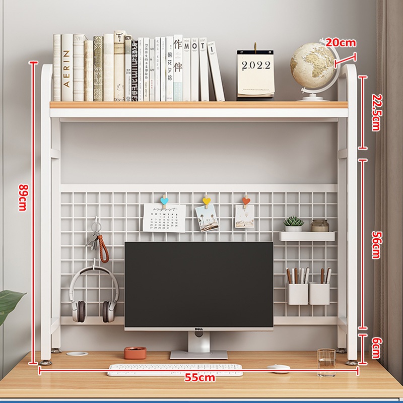 COD Desktop Organizer Tabletop Rack Multi-laver Student Bookshelf ...