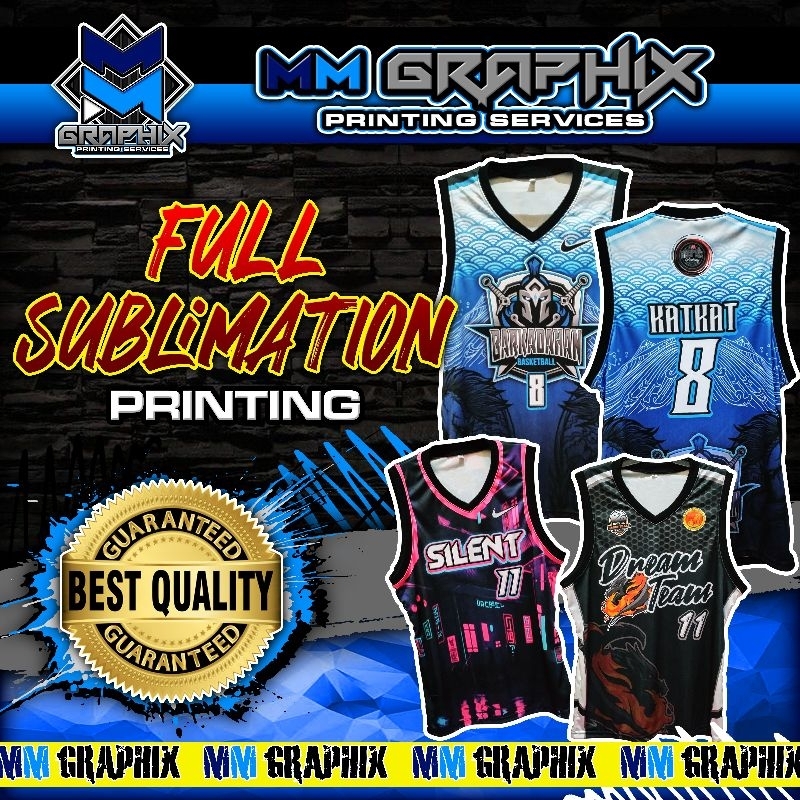 FULL SUBLIMATION PRINTING | MM Graphix | Shopee Philippines