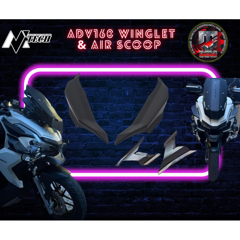 ADV160 Winglet and Air Scoop | Shopee Philippines