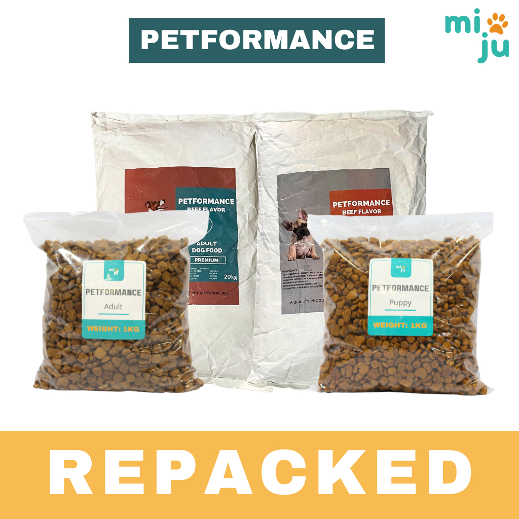 Petformance Dog Food Beef Flavor - Repacked (1kg) | Shopee Philippines