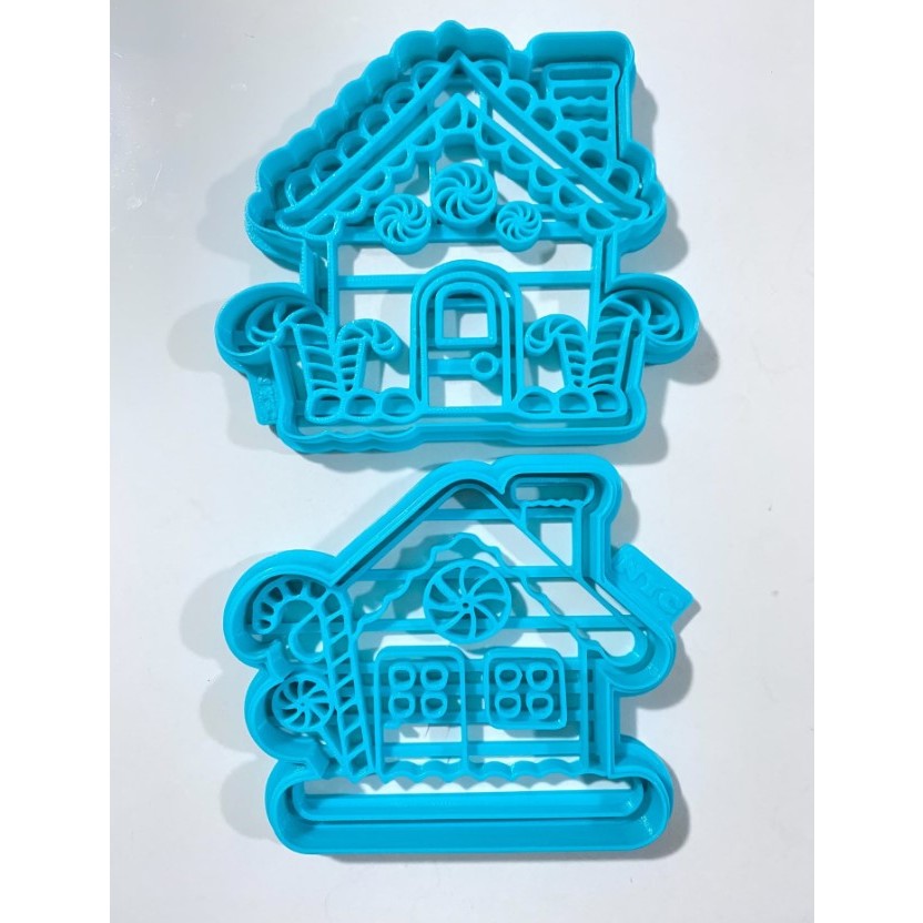 GINGERBREAD HOUSE COOKIE CUTTER WITH SEPARATE STAMP | Shopee Philippines