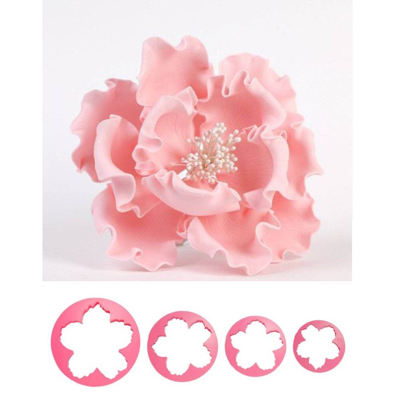 Peony Flower Cutter Set BIG 4pcs. floral flowers | Shopee Philippines
