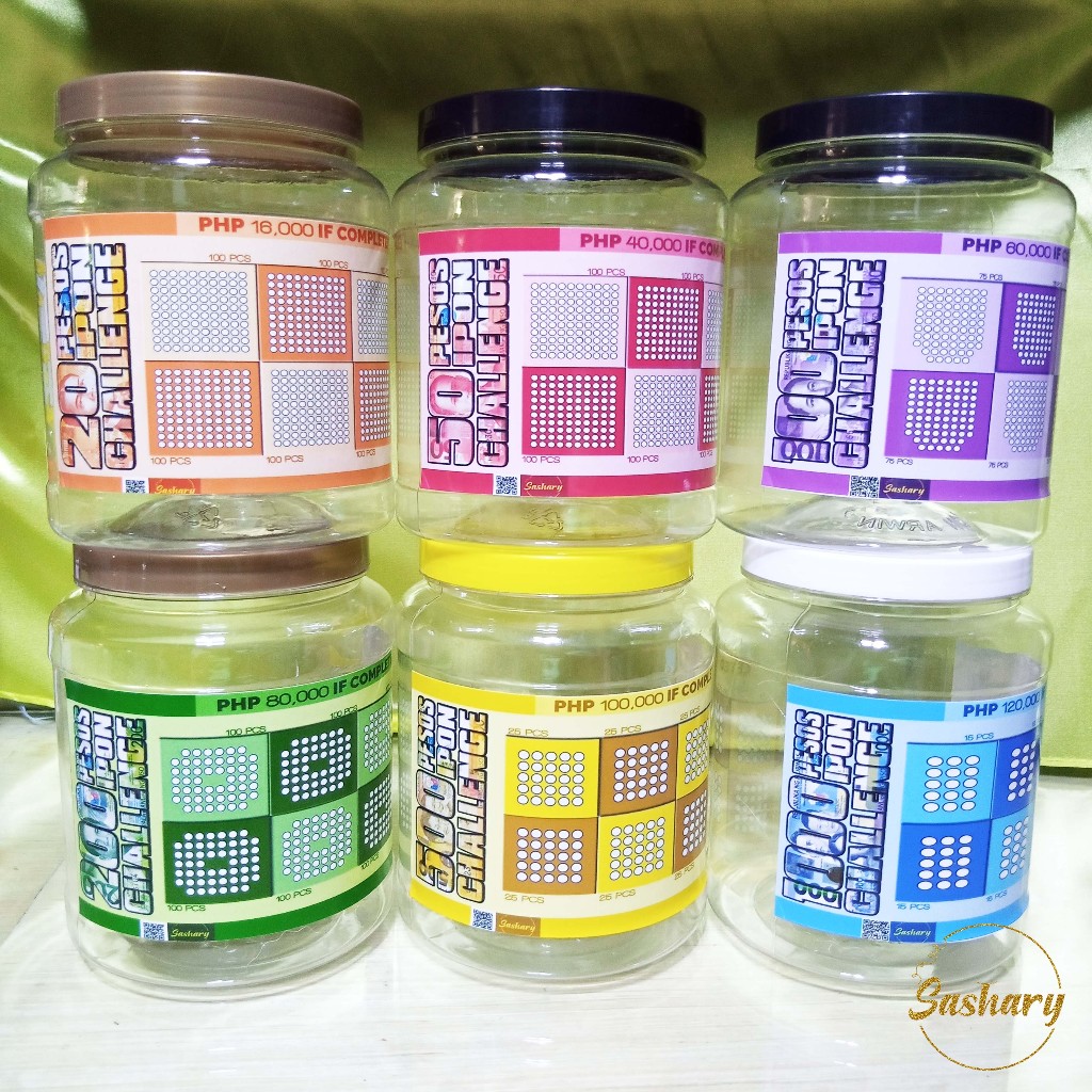 MINI VERSION OF ALKANSYA IPON CHALLENGE /TRANSPARENT JAR/PHP75 0NLY ...