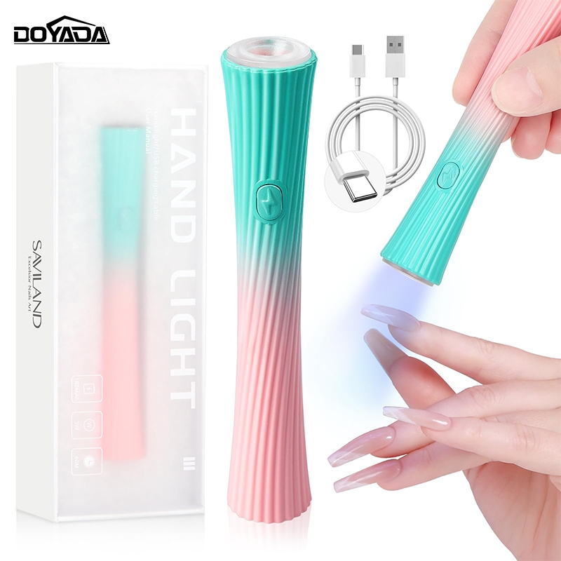 Mini UV Nail Lamp Handheld Portable LED UV Light Nail Dryer Curing Gel ...