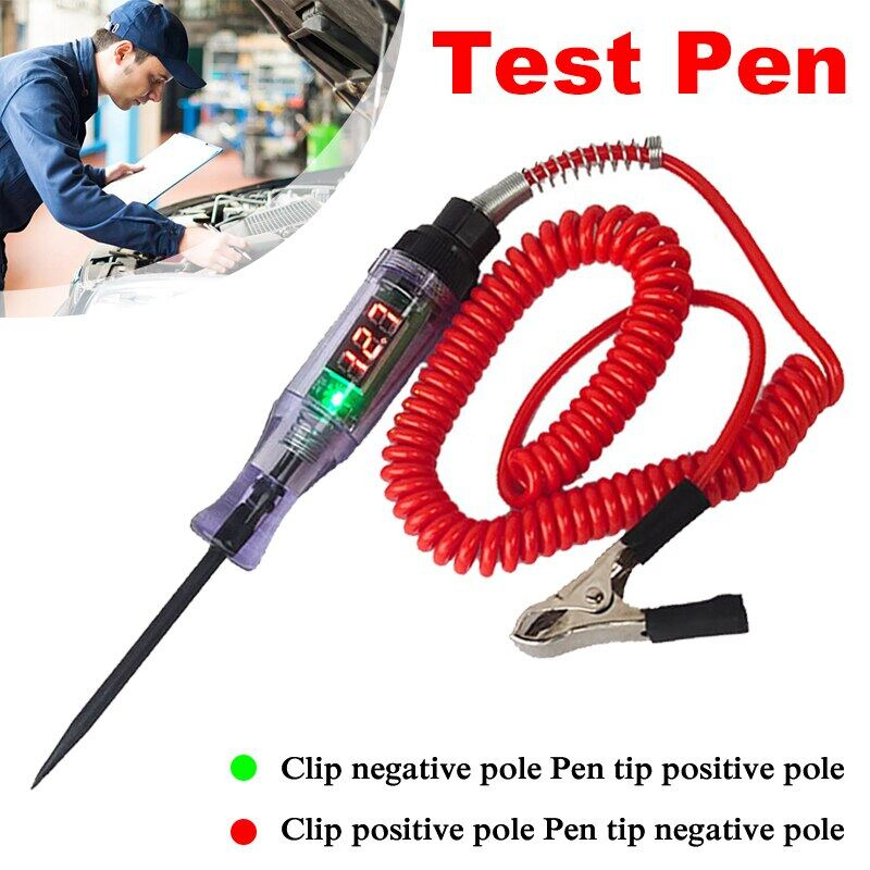 3V-48V DC Car Truck Voltage Circuit Tester Pen Auto Fuse Electrical ...