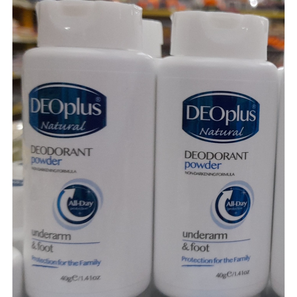 Deoplus Natural deodorant powder Non darkening formula underarm and ...