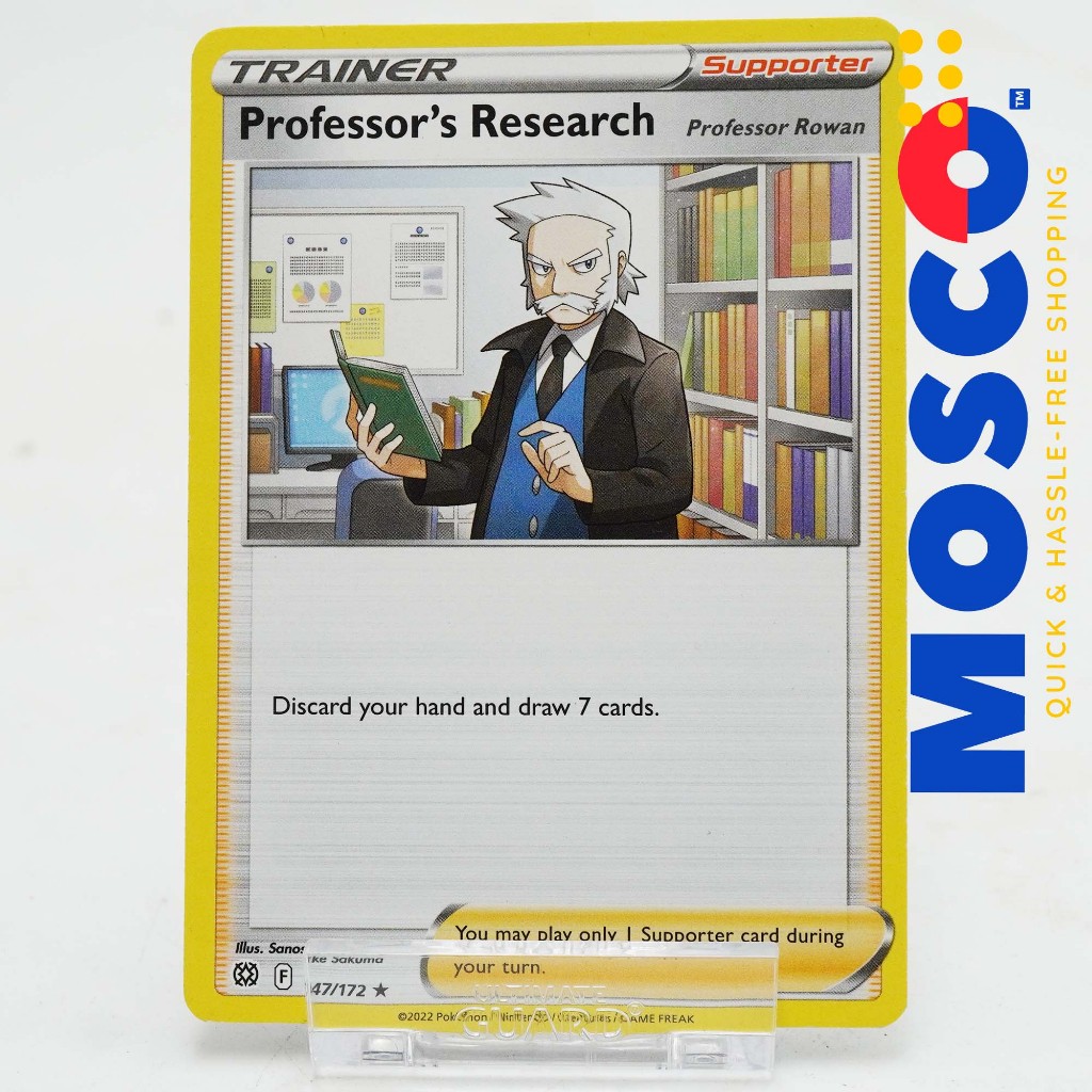 Professor's Research - 147/172 - Holo Rare | Supporter Cards Pokemon ...