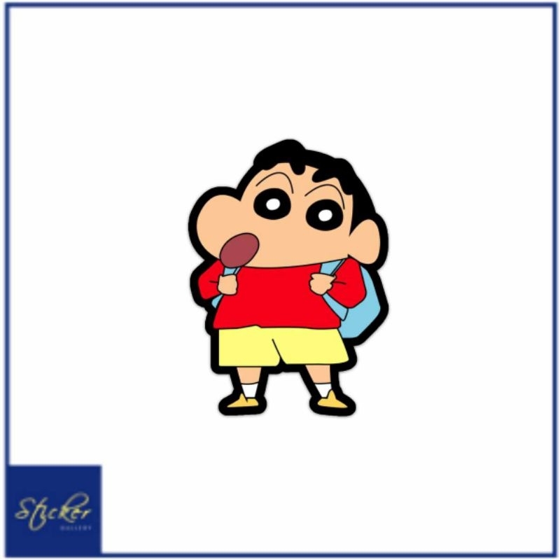 SHIN-CHAN ANIME PEEKER WATERPROOF STICKER | Shopee Philippines