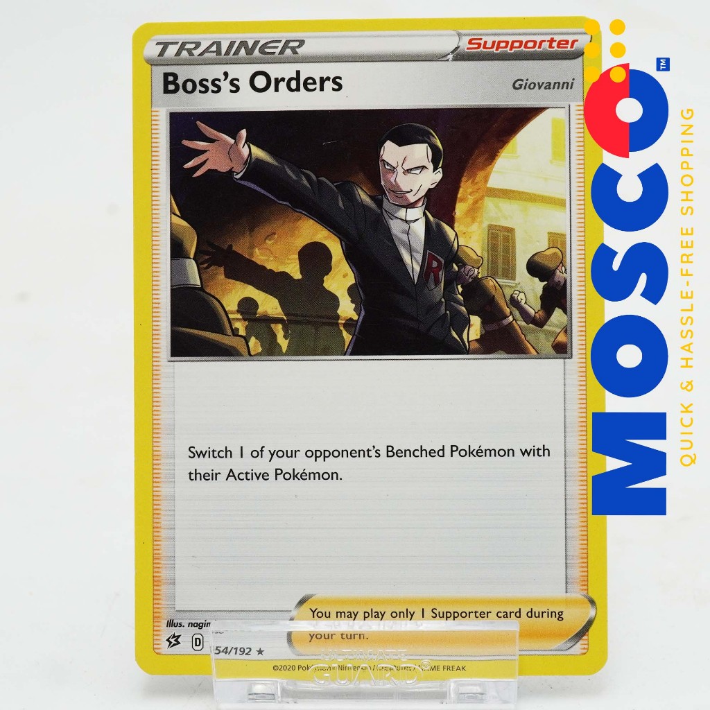 Boss's Orders - 154/192 - Holo Rare | Supporter Cards Pokemon TCG ...