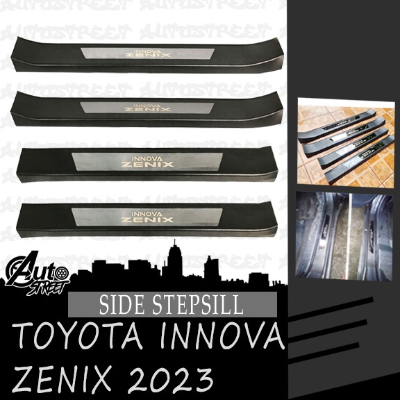Toyota Innova Zenix 2023 Side Stepsill / Door Stepsill (Black) | Shopee ...