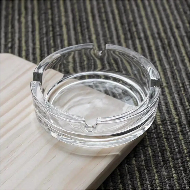 UD Heavy Duty Ashtray Round Or Square Transparent Ash tray Glassware ...