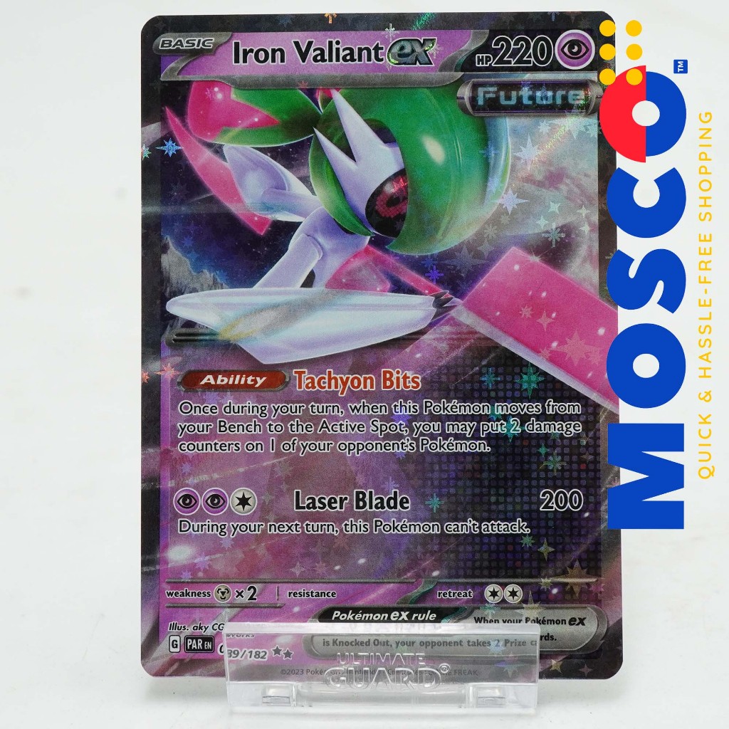 Iron Valiant ex - 089/182 - Ultra Rare | Paradox Rift | Pokemon TCG ...