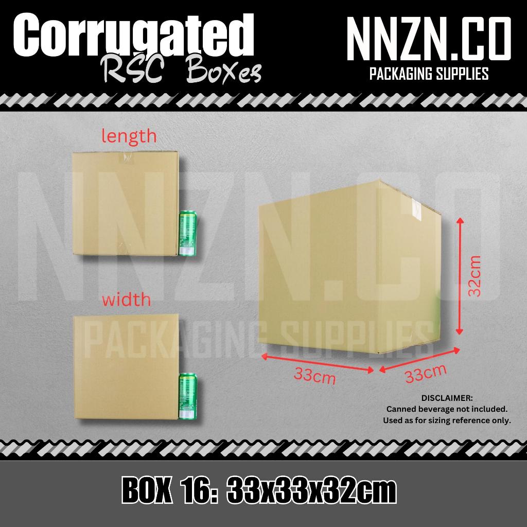NNZN (16 Sizes Available) Corrugated Box RSC Box Shipping Box Packaging ...