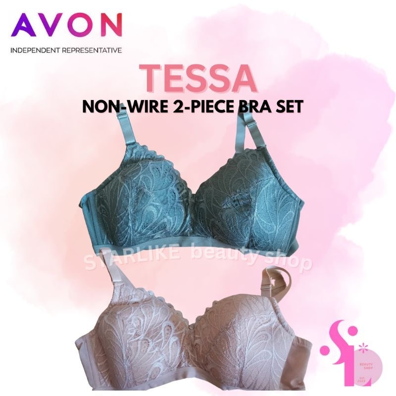 AVON Tessa Non-wire 2-Piece Bra Set | Shopee Philippines