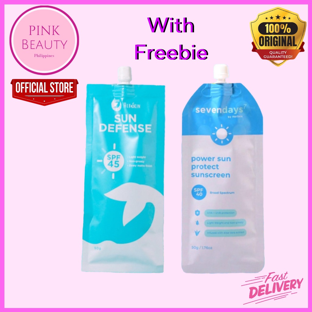 Herskin Her Skin Sun Defense Sevendays 7Days Sun Protect 50g Sachet ...
