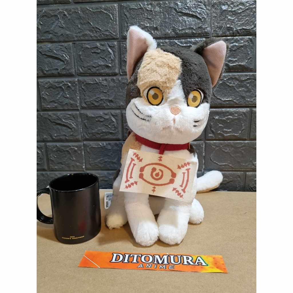 Demon Slayer Chachamaru Cat Authentic Sega Stuffed Toy Lifesize Plush ...
