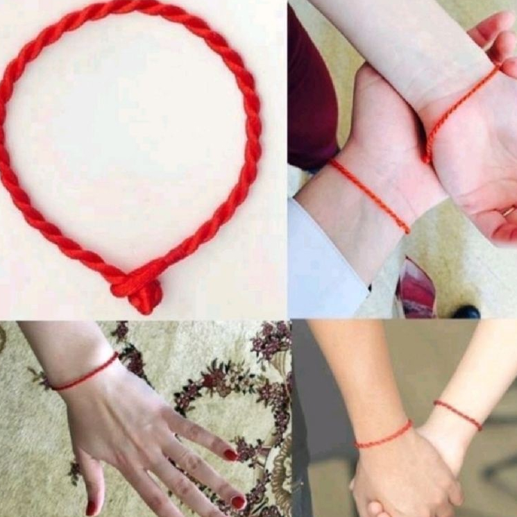 bach.shop Luck Red String Bracelet Tibetan Buddhist Prayer Handmade ...