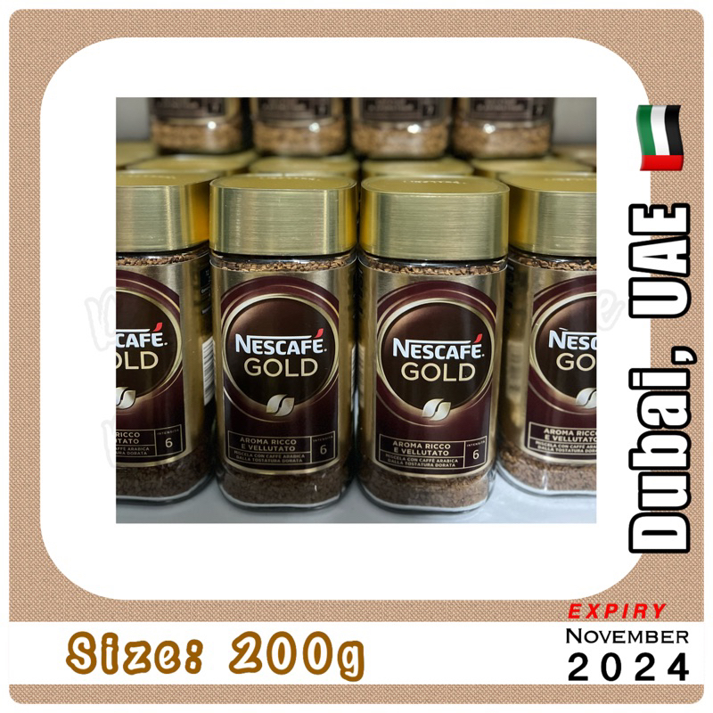 Nescafe Gold 200g | UAE Origin 🇦🇪🇦🇪 | Shopee Philippines