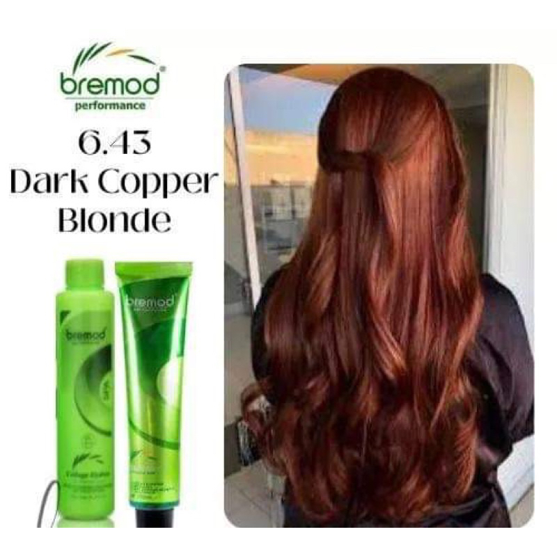 Bremod 6.43 Dark Copper Hair Color | Shopee Philippines