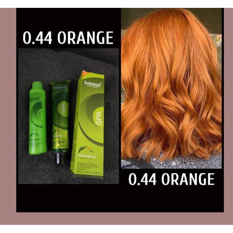 Bremod 0.44 Orange Hair Color | Shopee Philippines