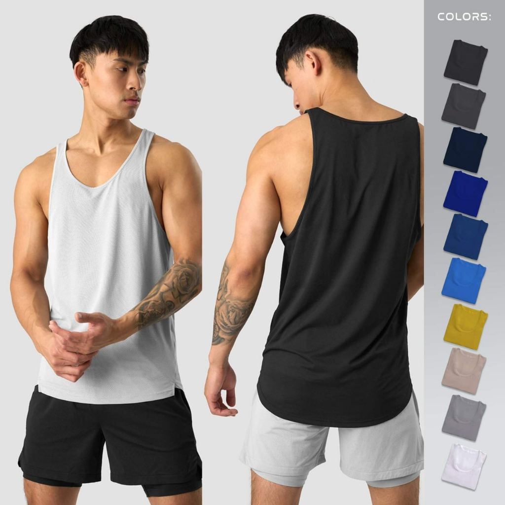 11 color Basic Plain Unisex Color Khaki Sando Tank Tops | Shopee ...