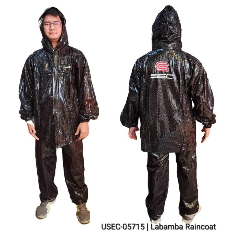 SEC CARBON RAINCOAT LAMAMBA (USEC-05715) | Shopee Philippines