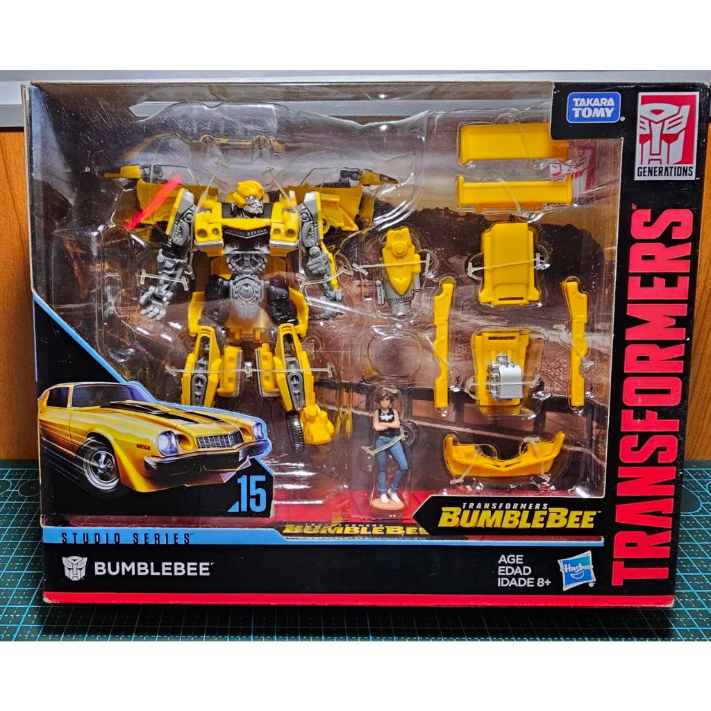 Transformers TF SS-15 Bumblebee & Charlie with Camaro Body Kit MV6 ...
