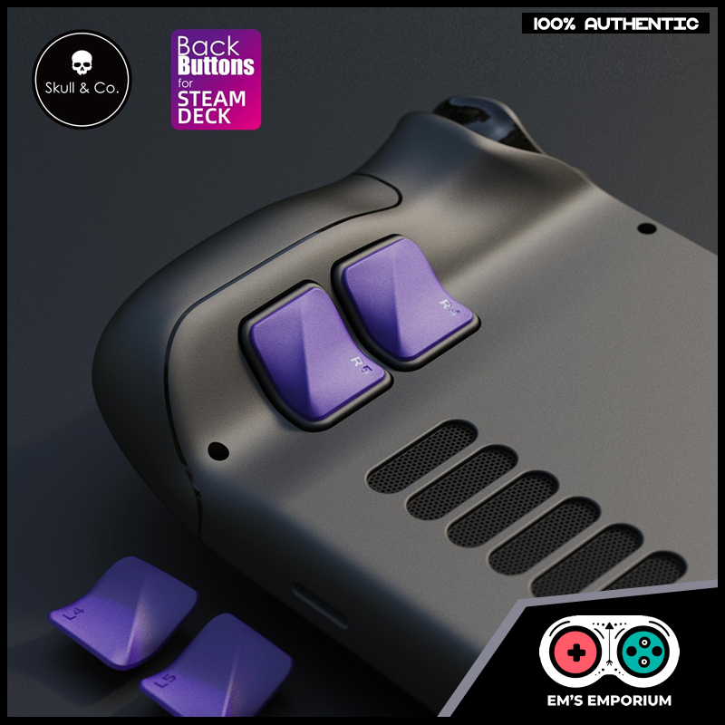 Skull & Co. Back Button Enhancement Set For Steam Deck Back Buttons ...