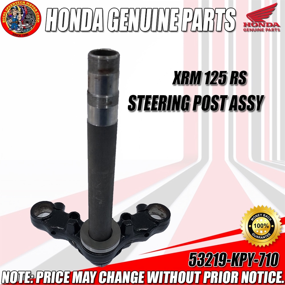 XRM 125 RS STEERING POST ASSY (HPI) (Genuine: 53219-KPY-710) | Shopee ...