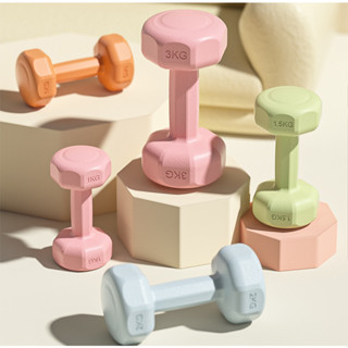 Dumbbell Set Pair 1KG to 3KG Lady Dumbbell Muscle Fitness Exercise ...