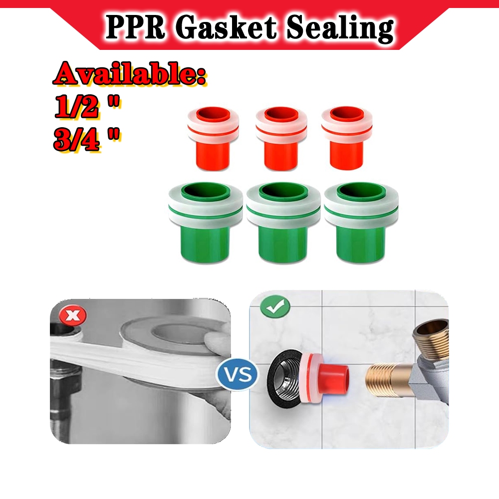 PPR Silicone Gasket Sealing Faucet Leak-Proof Sealing Gasket, Fastener Washer | Shopee Philippines