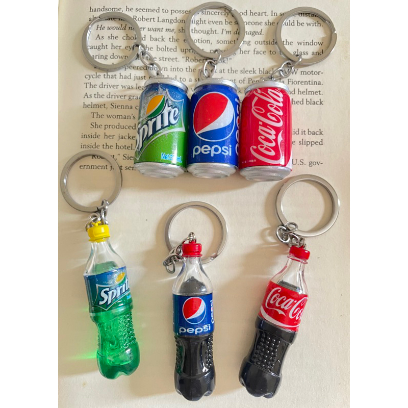 sprite, Pepsi can and bottle keychain by craftistic | Shopee Philippines