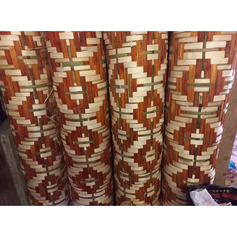 Amakan/Sawali native bamboo wall diamond design 3pcs.set size 4x8 ...