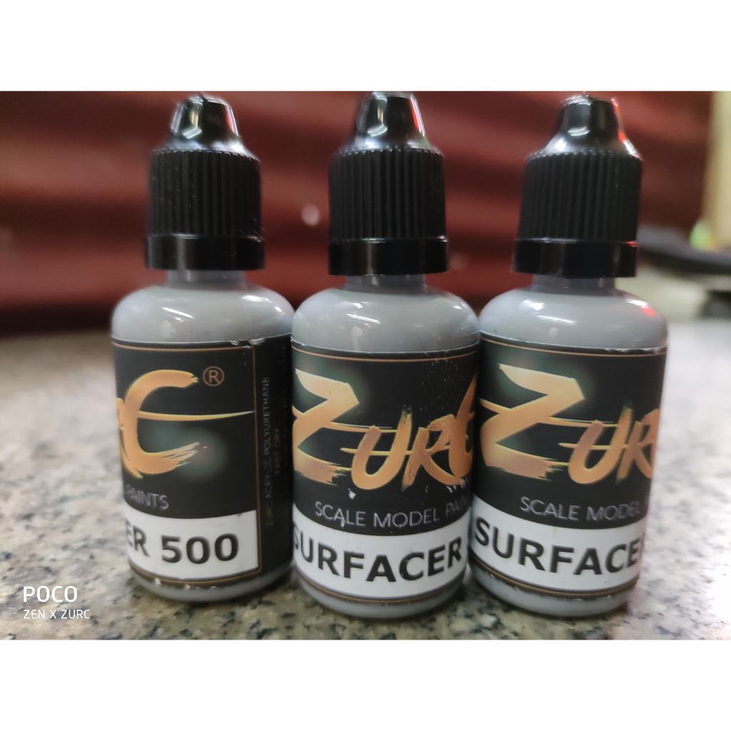 ZurC HOBBY PAINTS S500 SURFACER 500 | Shopee Philippines