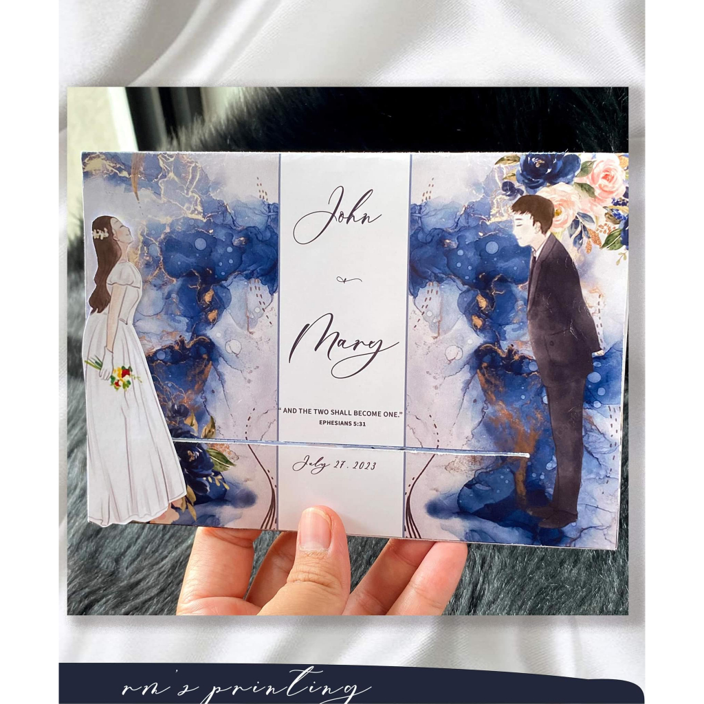 SLIDING INVITATION CARD FOR ALL OCCASIONS FREE LAYOUT | Shopee Philippines