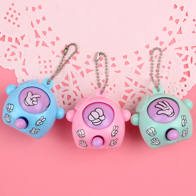 5Pcs Mini Funny Finger-guessing Game Toys Rock Paper Scissors Guessing ...