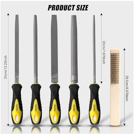 8-inch Steel file Woodworking Rasp Files Polished File Tool (per pcs ...