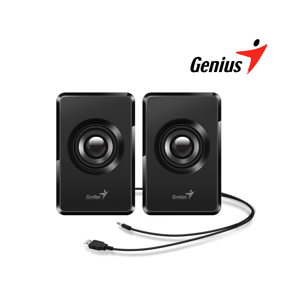 Genius SP-U125 USB POWERED STEREO SPEAKERS Black | Shopee Philippines