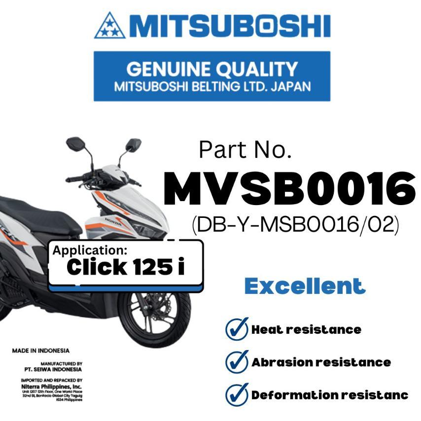 Mitsuboshi Belt Drive For Honda Click 125i V1,V2 & V3 | Shopee Philippines