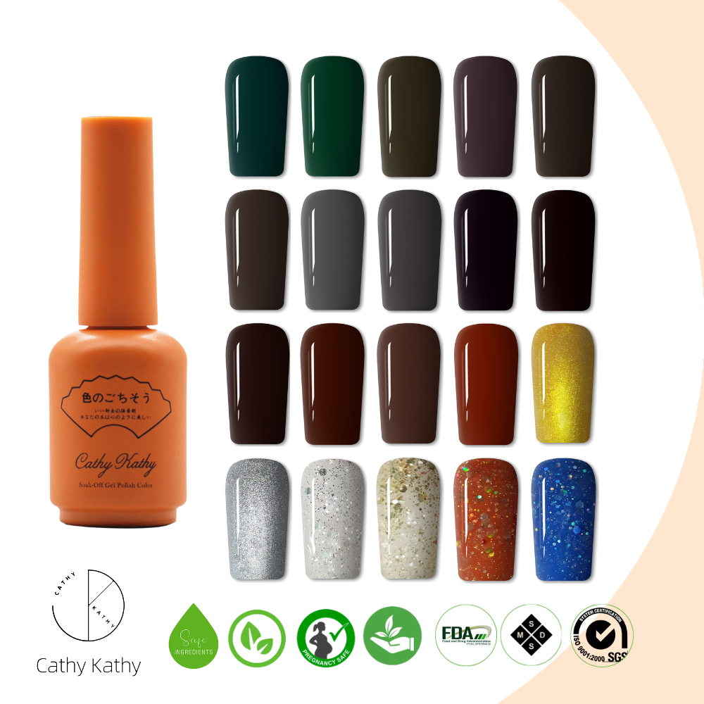 Cathy Kathy Tokyo Collection Japanese UV Color Coat Organic Gel Polish ...