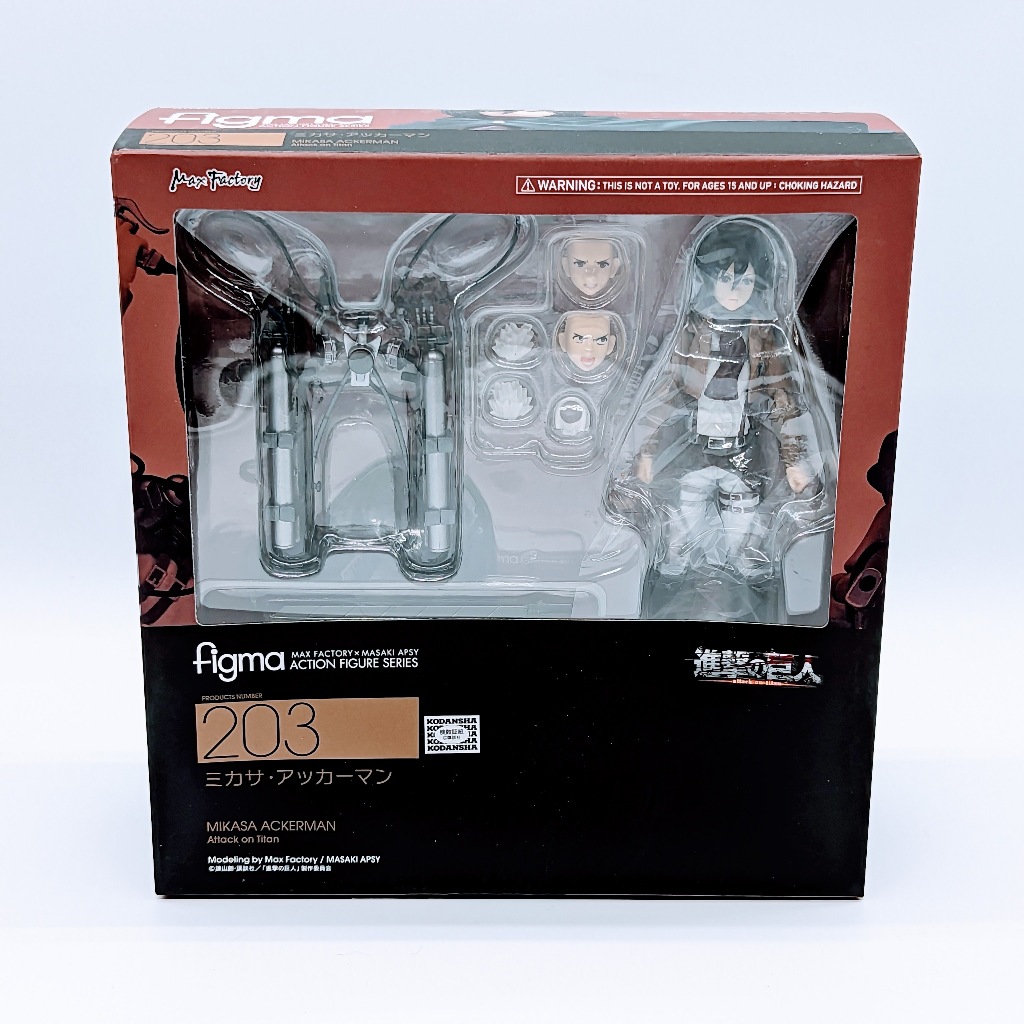 Max Factory figma Attack on Titan Mikasa Figure【Brand New】【Direct from ...