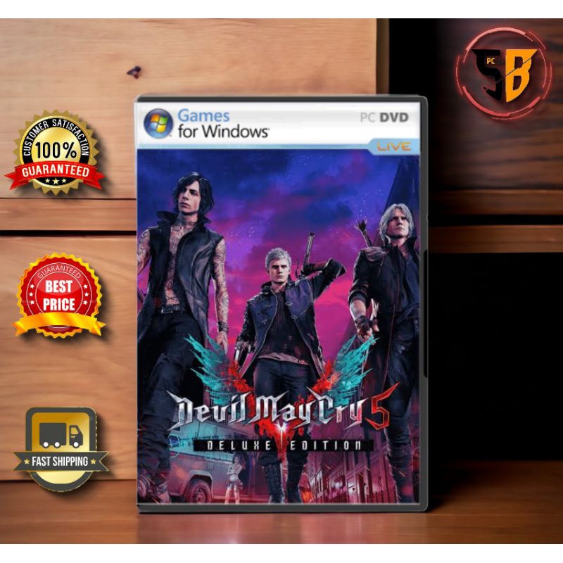 PC Laptop USB Video Game DMC 5 Devil May Cry V Deluxe Edition DLCs WIndows OS Easy Install ...